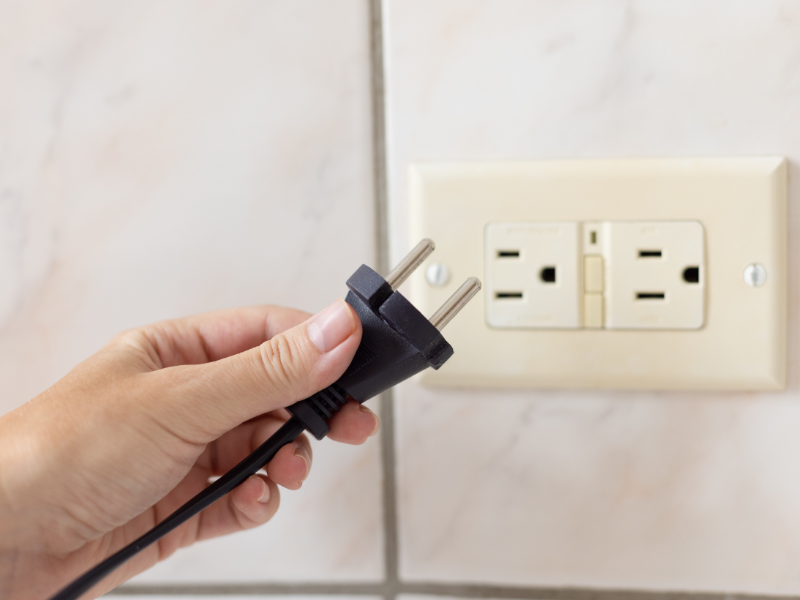 Is Placing a Plug Into a Wall Receptacle With Your Hand on the Plug Sa ...