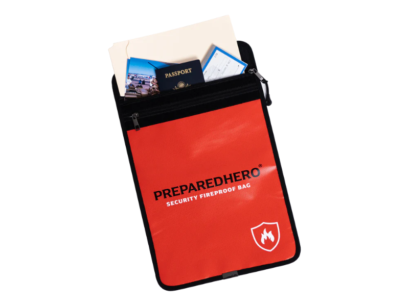 Keep Your Valuables Safe With the Hero Fireproof Bag – Prepared Hero